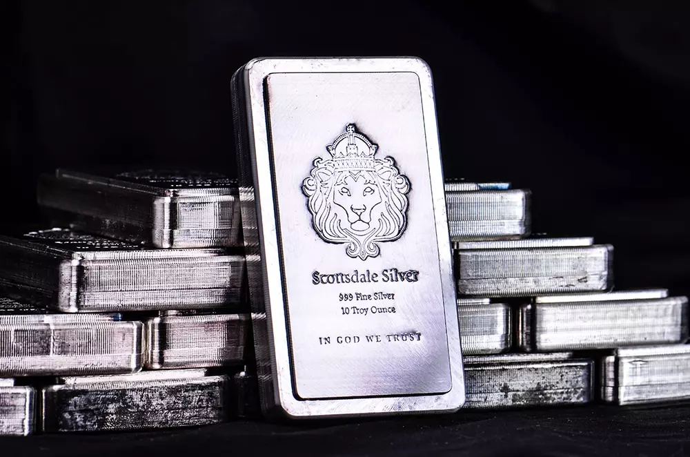 Scottsdale STACKER® 獅王銀條10盎司